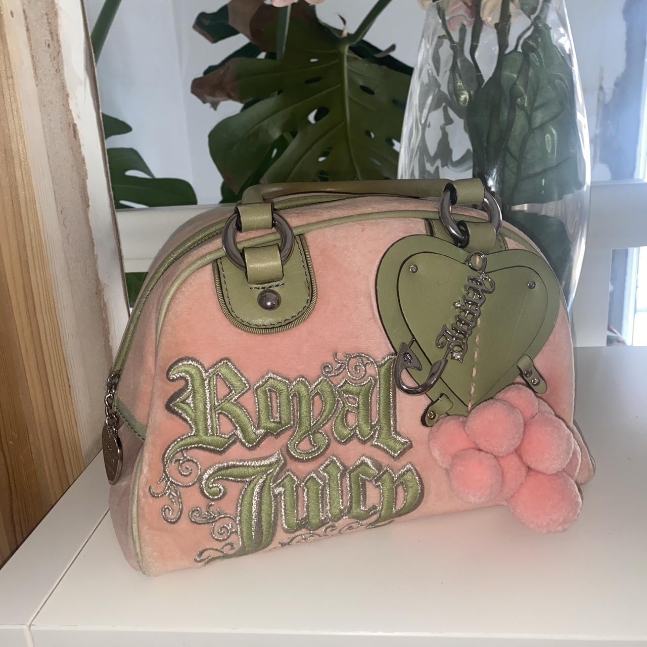 rare authentic vintage Juicy Couture pink and green... - Depop