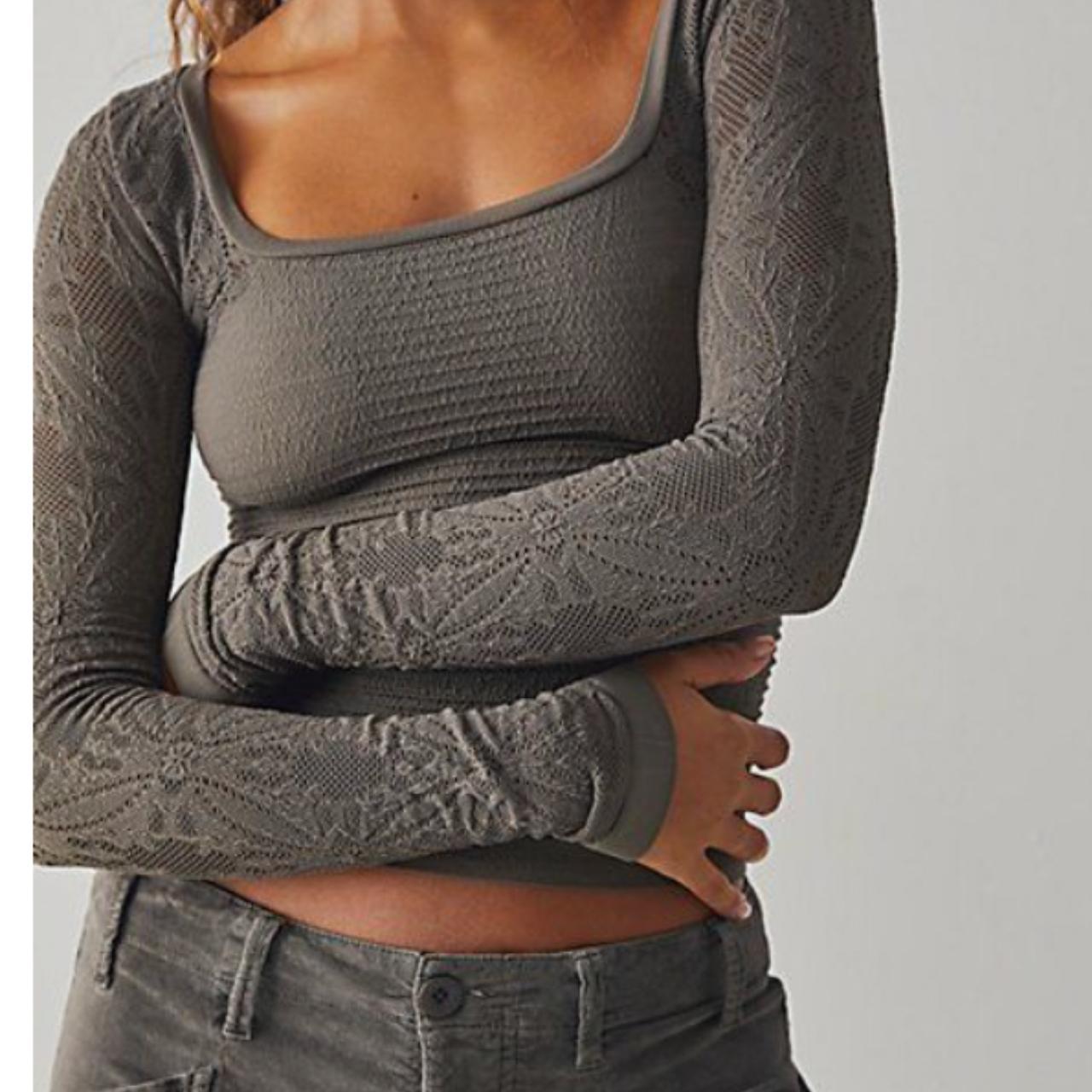 Free people "So many likes" long sleeve, size small,... - Depop