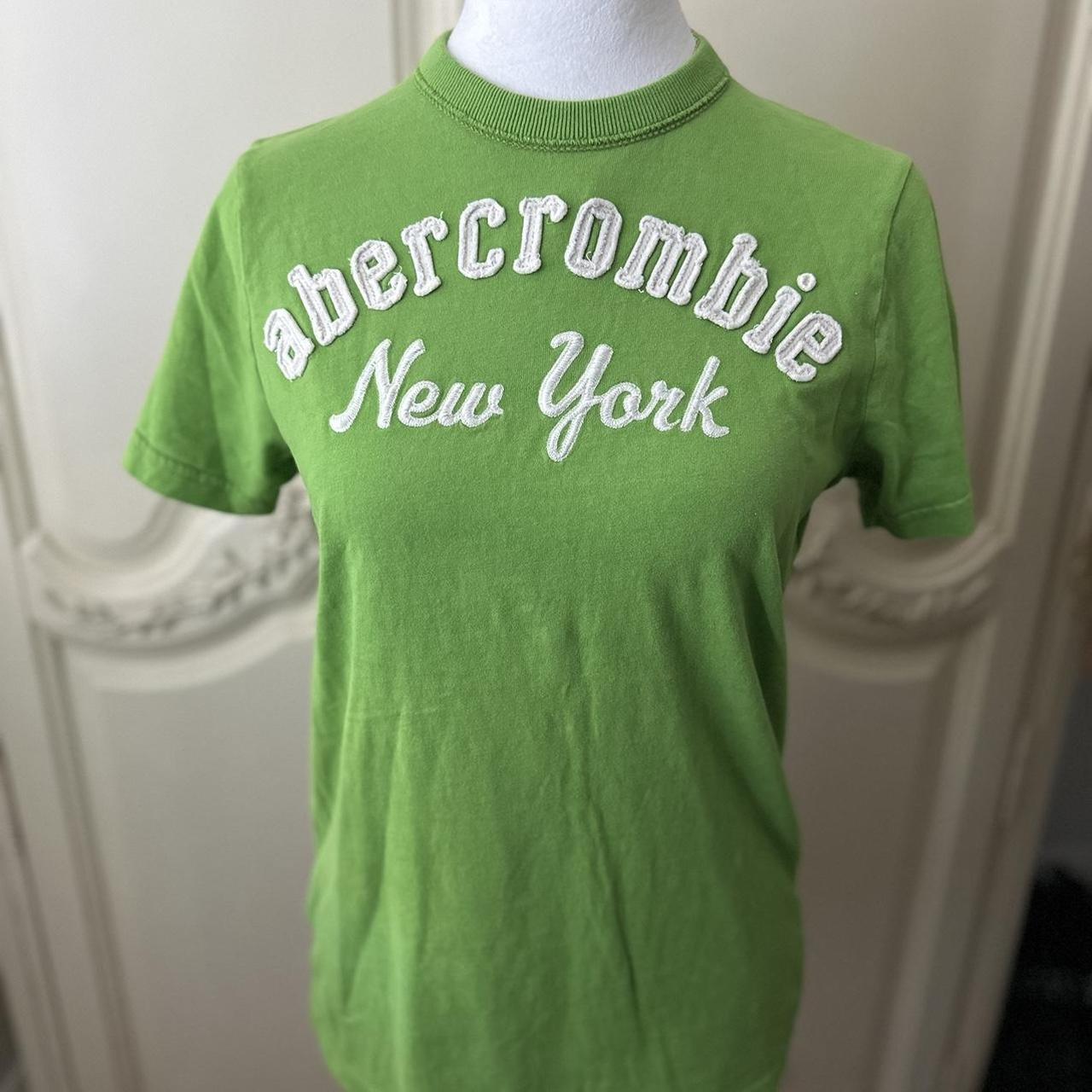 Green abercrombie and fitch vintage 2000s mens... | Depop