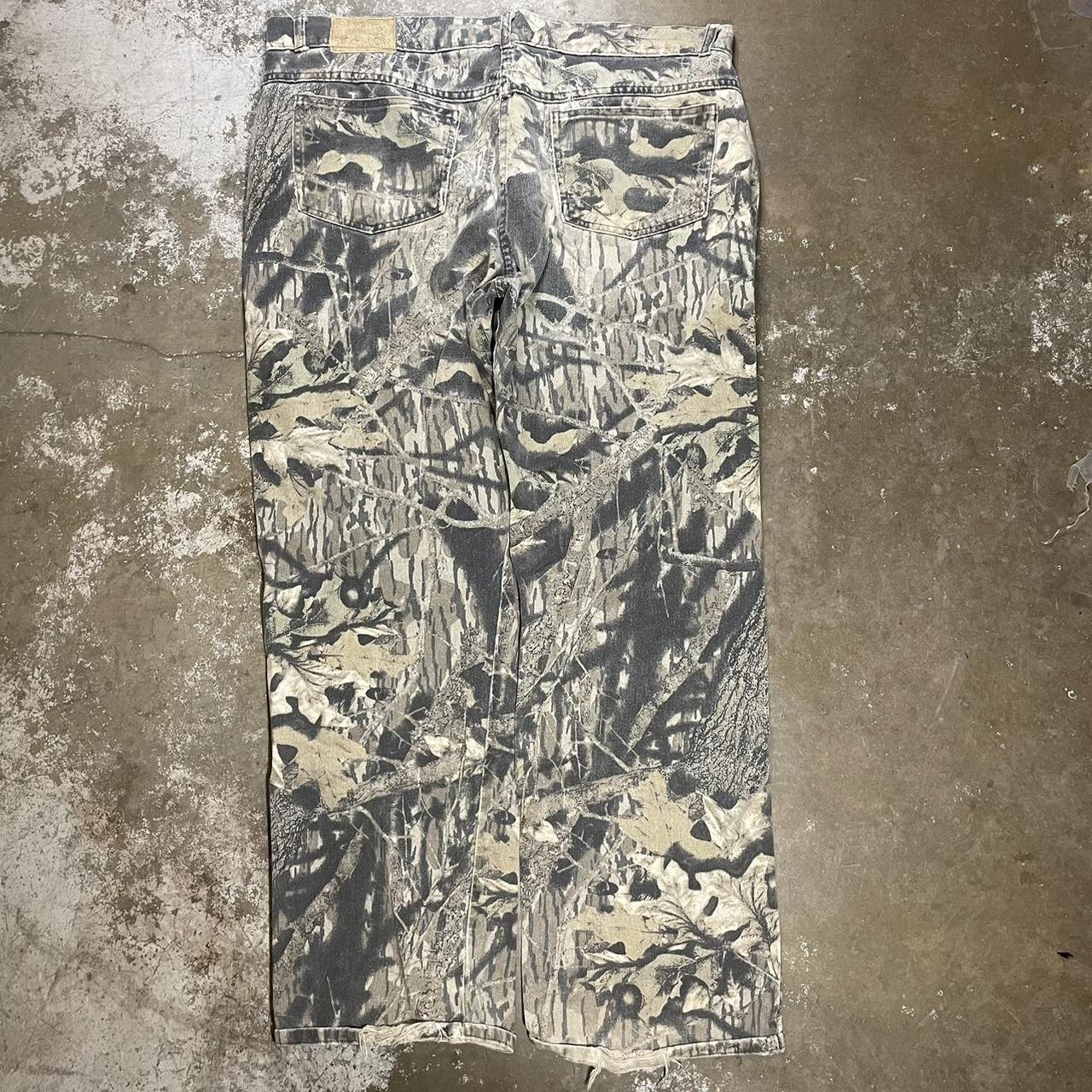 Camo Denim 💢 Size-38/32 Cool pattern Y2K #... - Depop