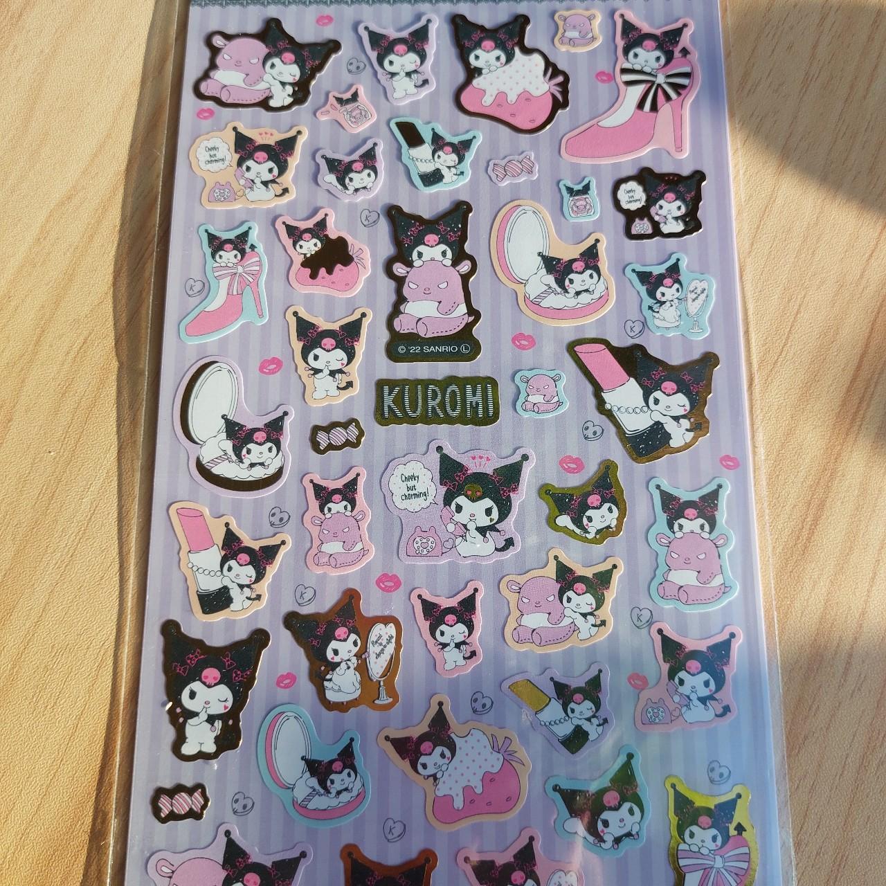 Kuromi Sanrio Stickers Brand new Unopened and still... - Depop