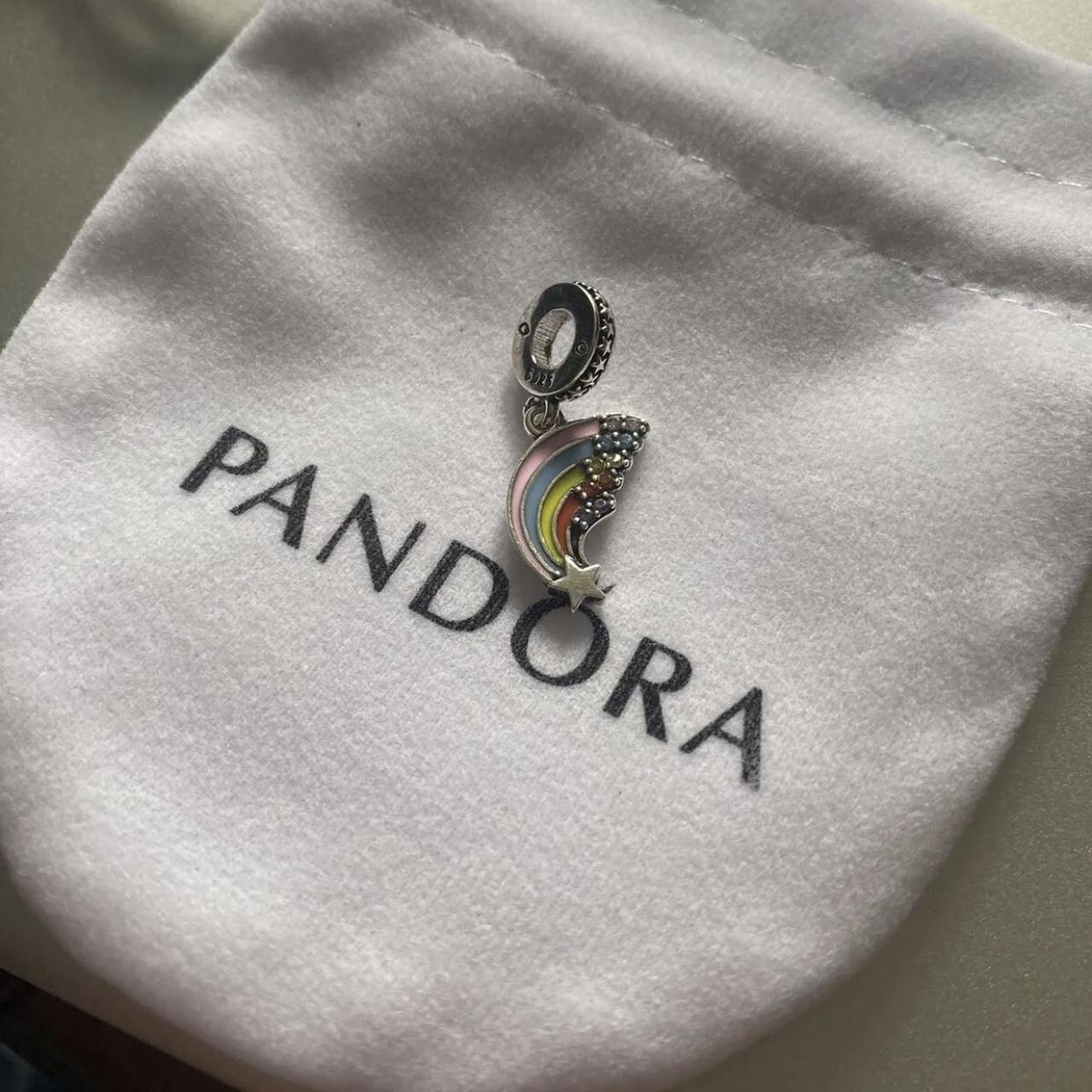 Pandora 925 silver rainbow pride charm comes in a... - Depop