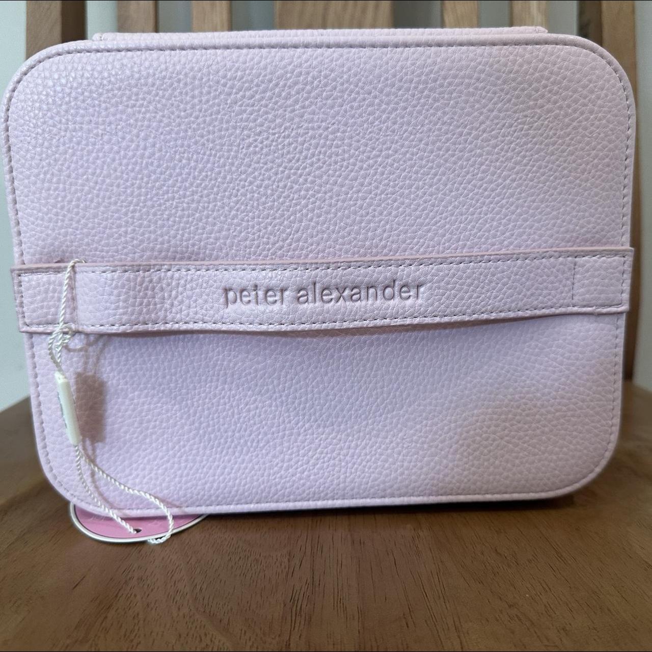 Peter Alexander PU pink vanity case Brand new with... - Depop