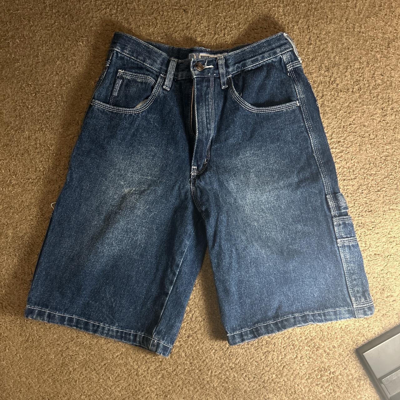 BX JORTS PREFECT fit dark blue size 16 waste #skater... - Depop