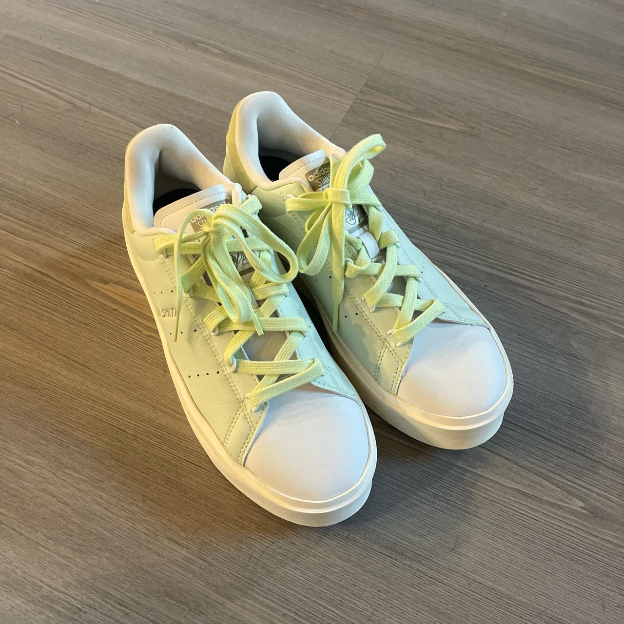 Lime green size 10 womens adidas Stan Smith. New,... - Depop