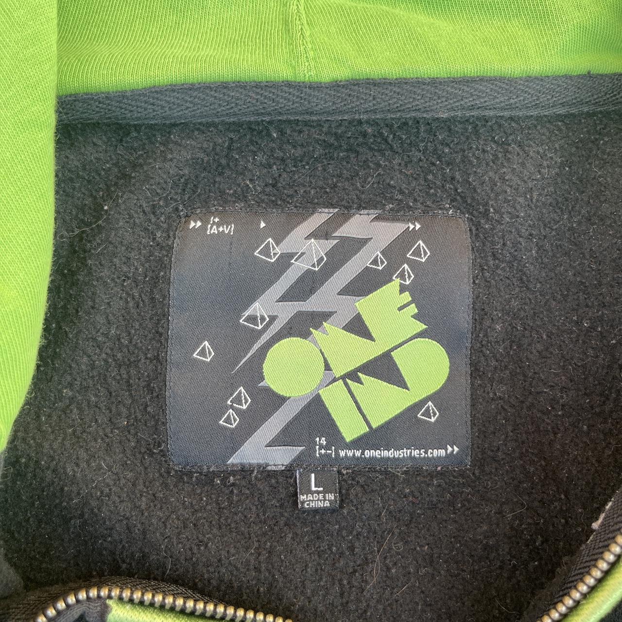 y2k monster zip up jacket size L #monster #grunge... - Depop