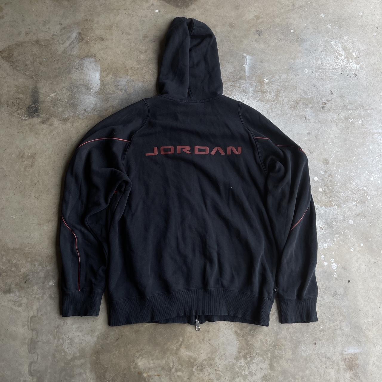 Vintage oversized baggy Jordan zip up jacket with... | Depop