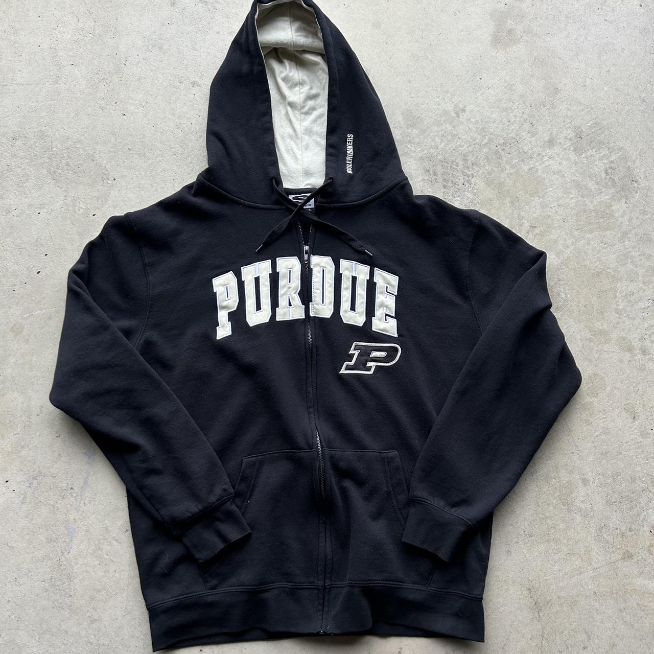 Vintage Stadium Athletic Purdue Zip - Up Jacket No... - Depop
