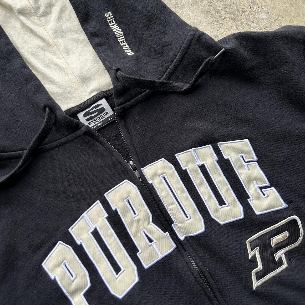 Vintage Stadium Athletic Purdue Zip - Up Jacket No... - Depop