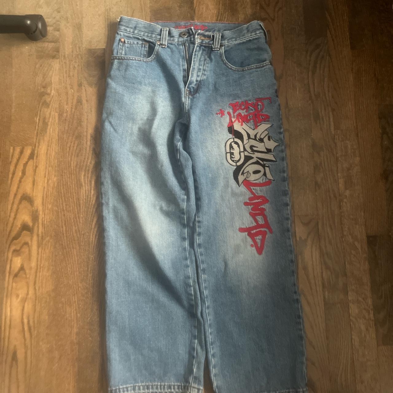 Ecko Unltd jeans with dope design. These will you... - Depop