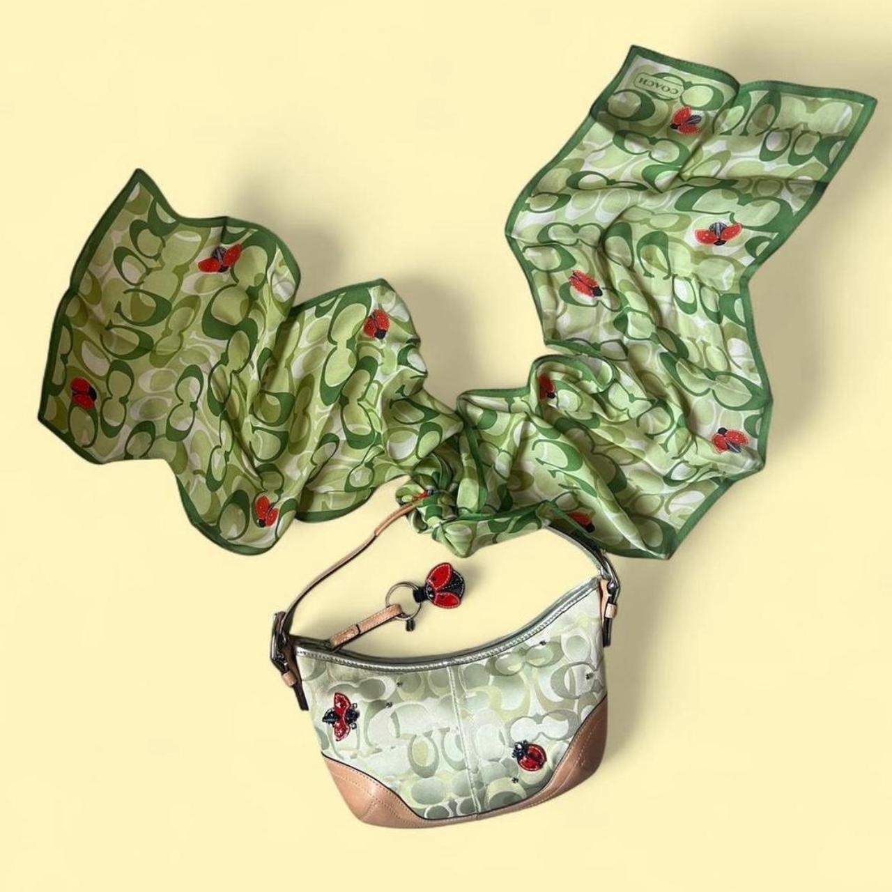 2004 green Coach ladybug shoulder bag does NOT... | Depop