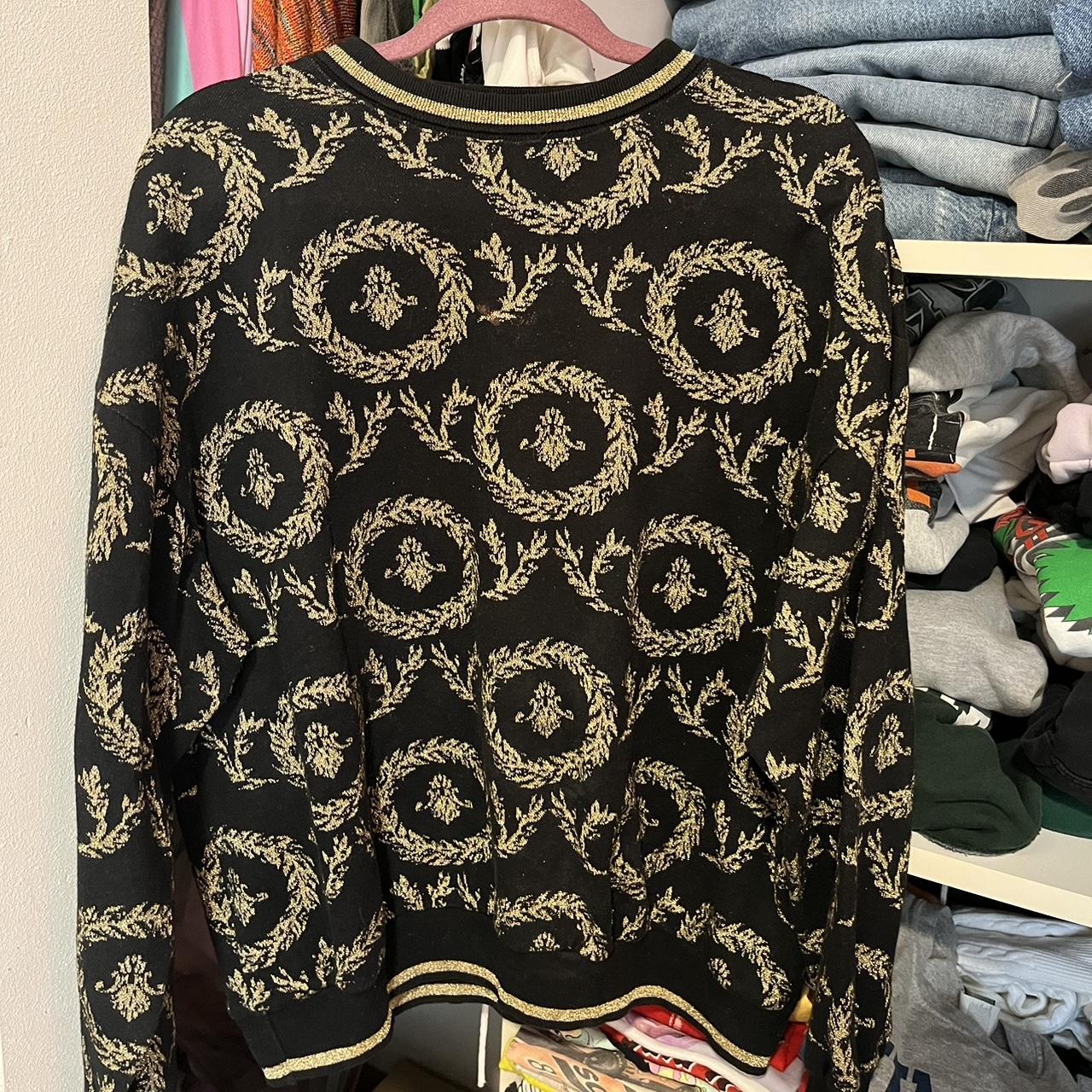 Vintage gold mock neck sweater The gold is super... - Depop