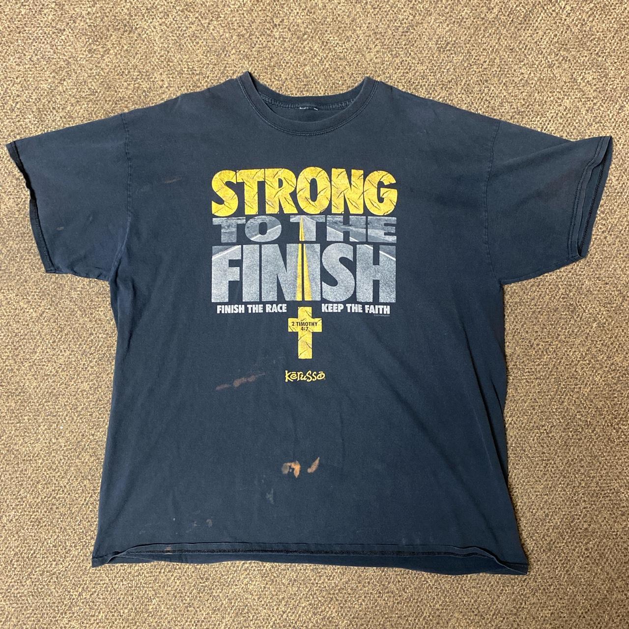 Black Faith-based tee | Size Large - Depop