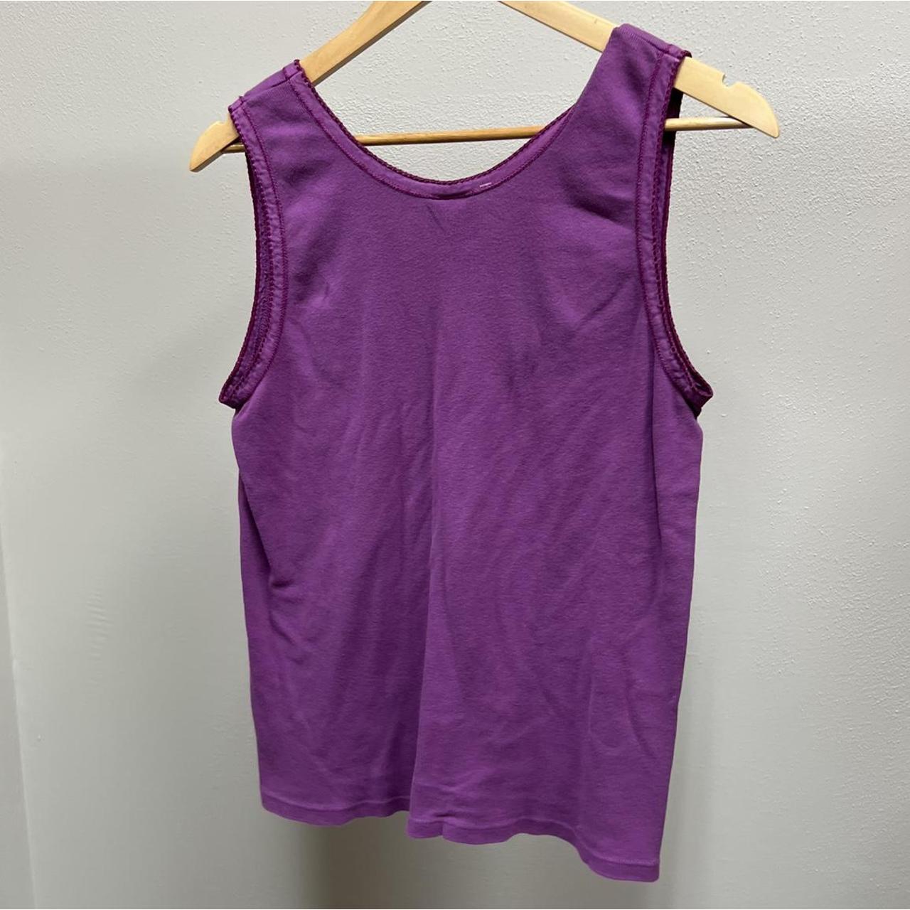 Sporty Purple Tank Size M/L FREE SHIPPING ON U.S... - Depop