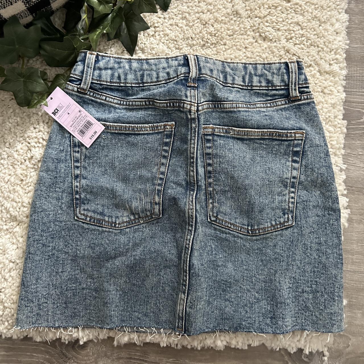 wild fable denim skirt | size 4 | never worn, nwt |... - Depop