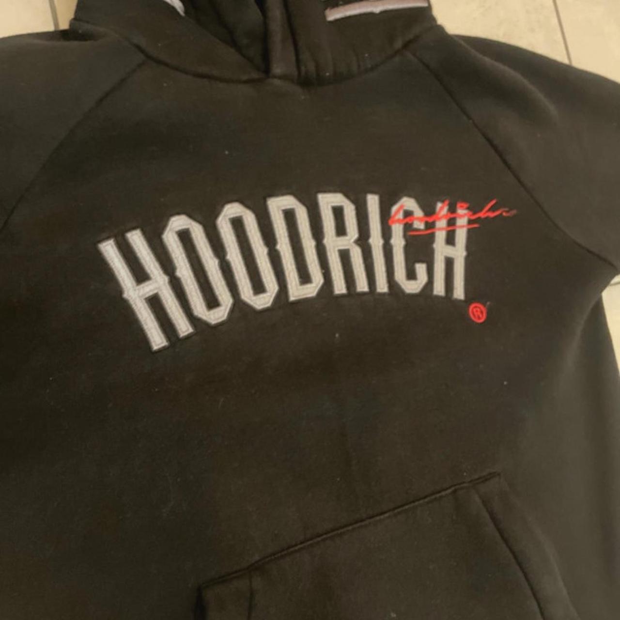 black Hoodrich reflective tracksuit only worn a... | Depop
