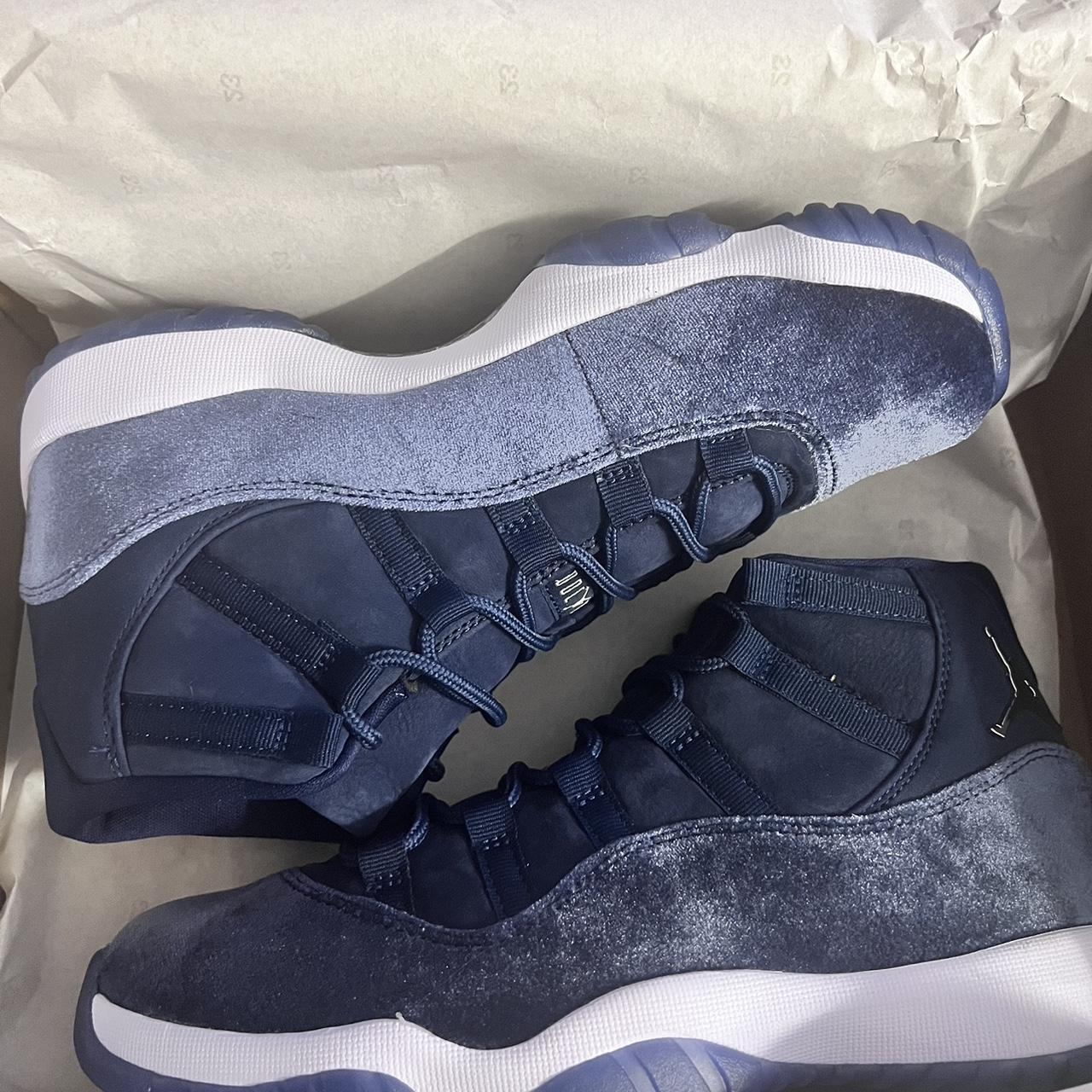 Jordan retro 11 Blue Suede Free shipping included - Depop