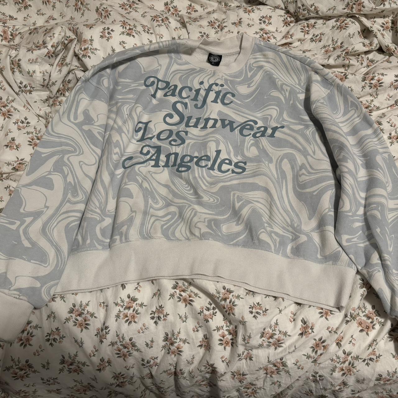 Pacsun crewneck!! Worn, u can see the wear in the... | Depop