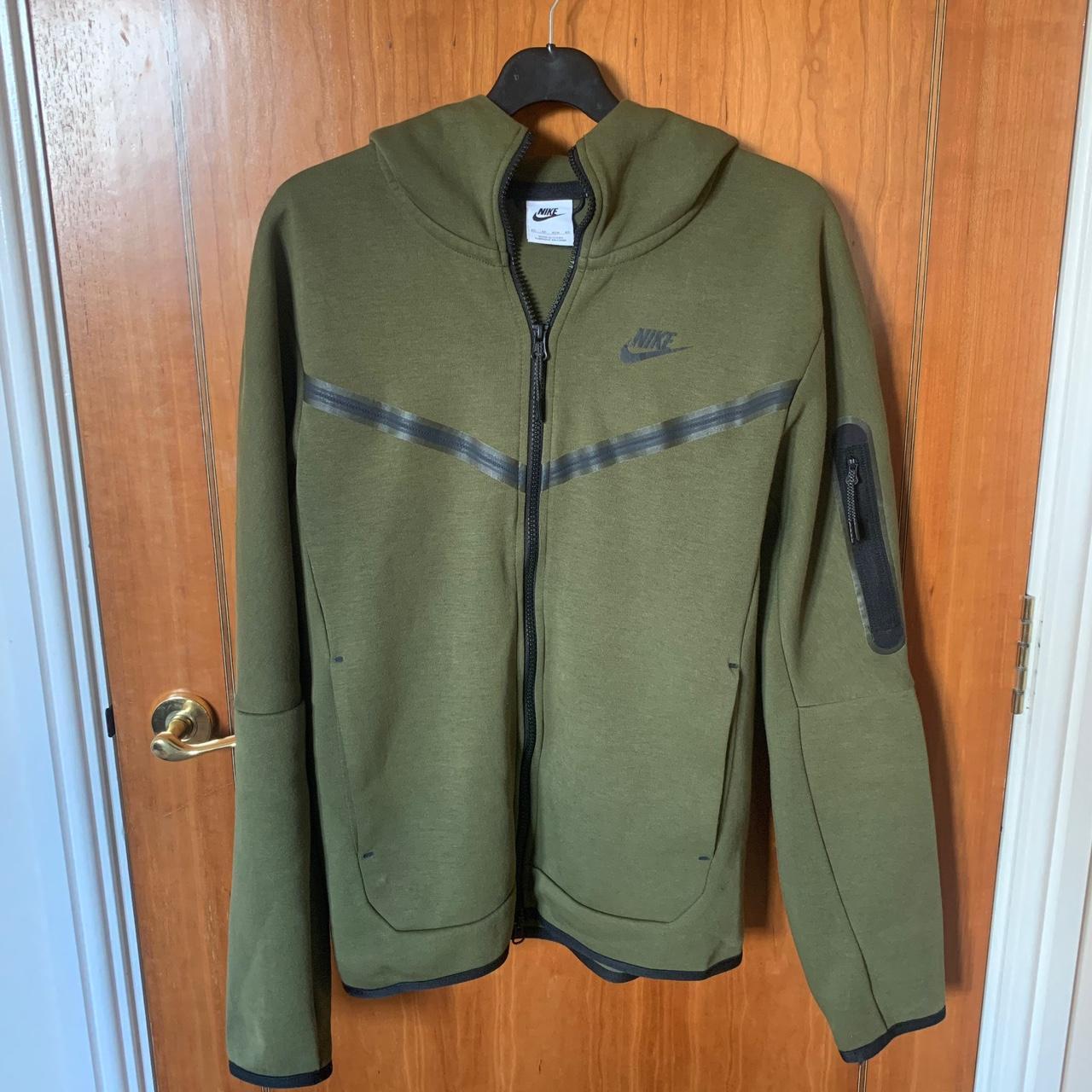 Nike Tech Fleece Khaki Green Men’s XS Excellent... - Depop