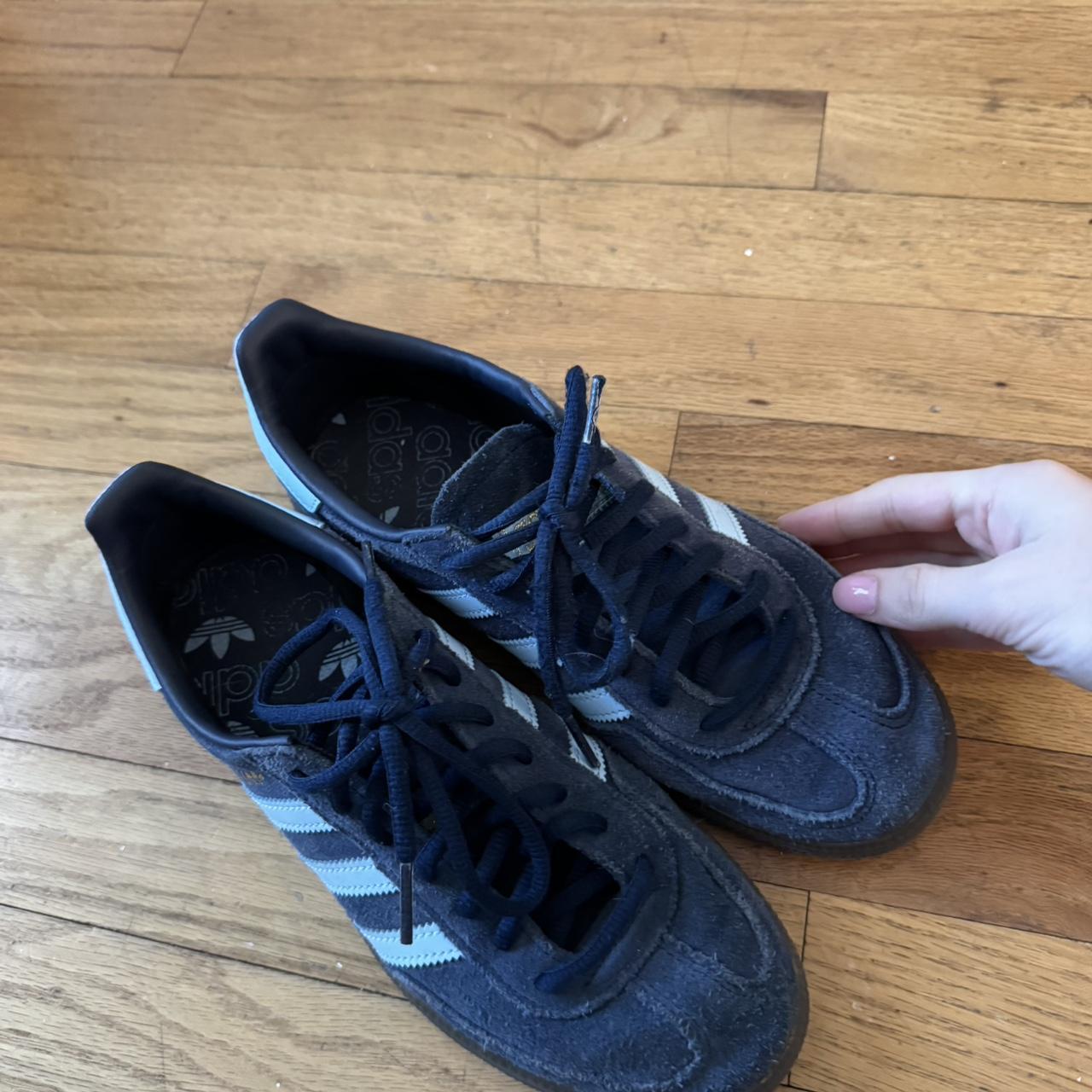Adidas Spezial navy and blue suede sneakers adidas... | Depop