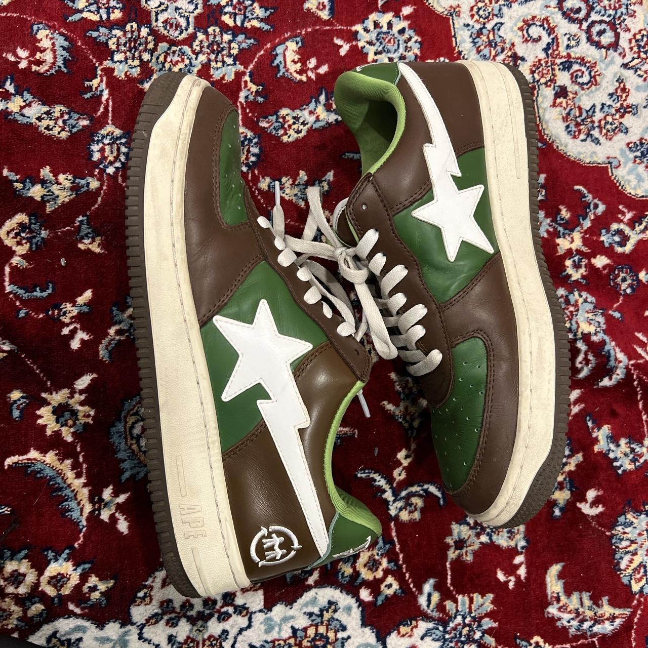 custom im2ful teach peace bapestas size 12 bapestas... - Depop
