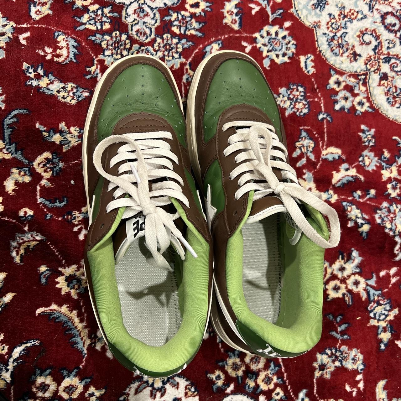 custom im2ful teach peace bapestas size 12 bapestas... - Depop