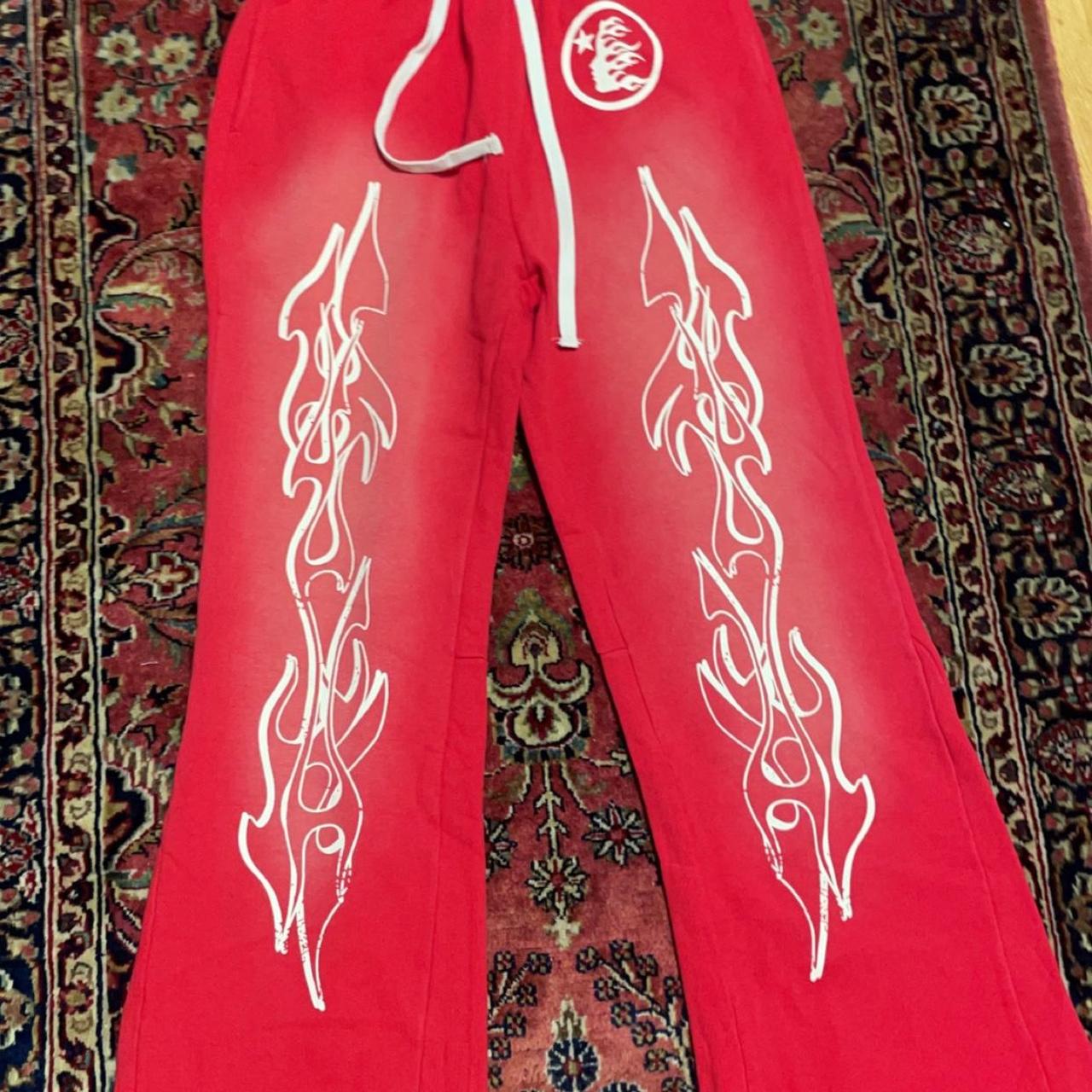 Red hellstar pants - Depop