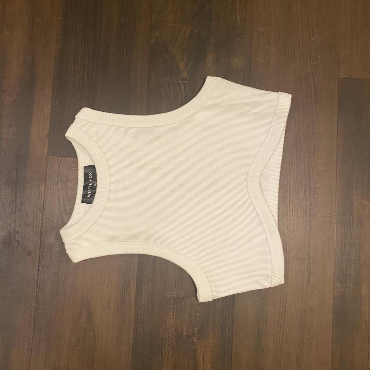Women's White Crop-top | Depop