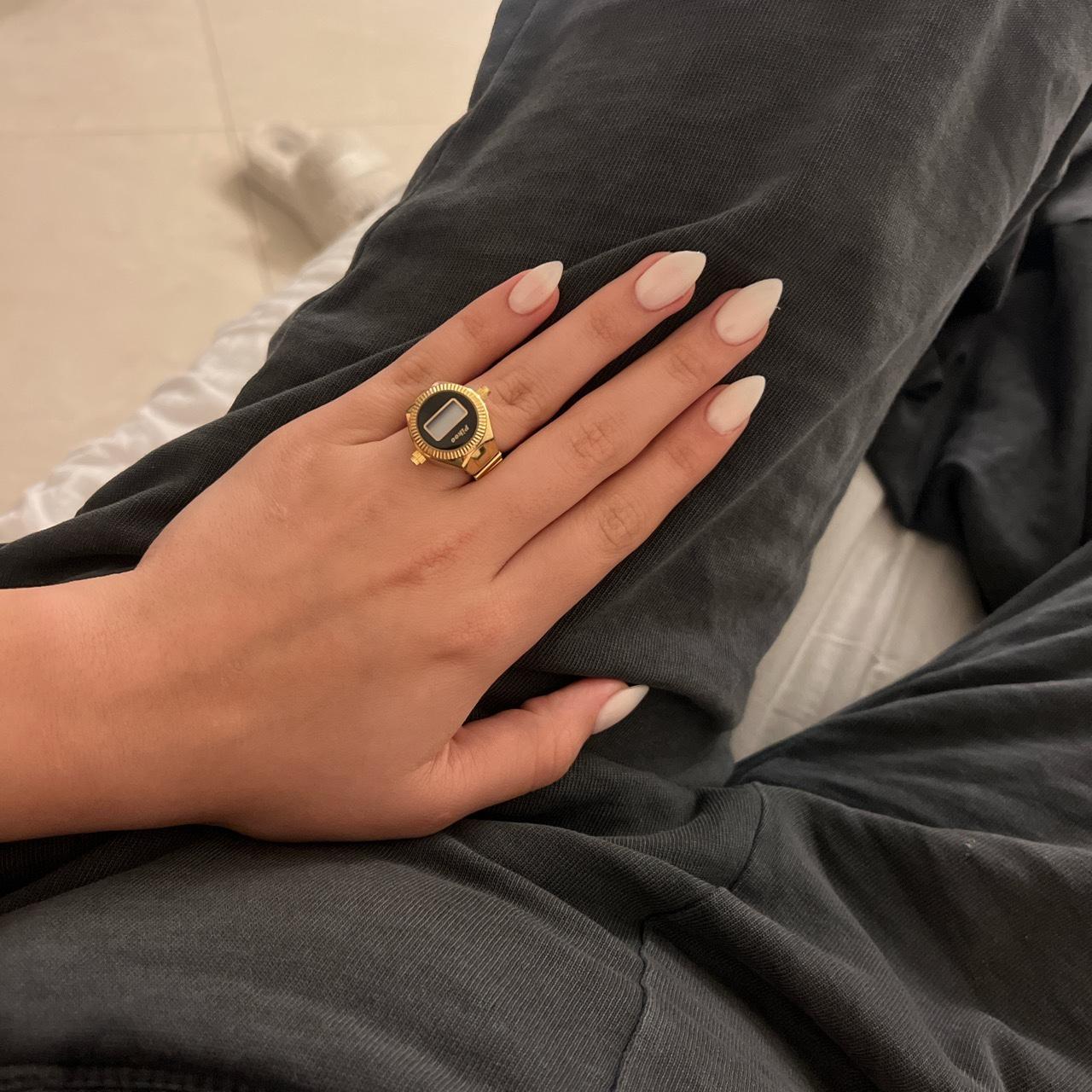 Watch ring in gold 🤍 - Depop