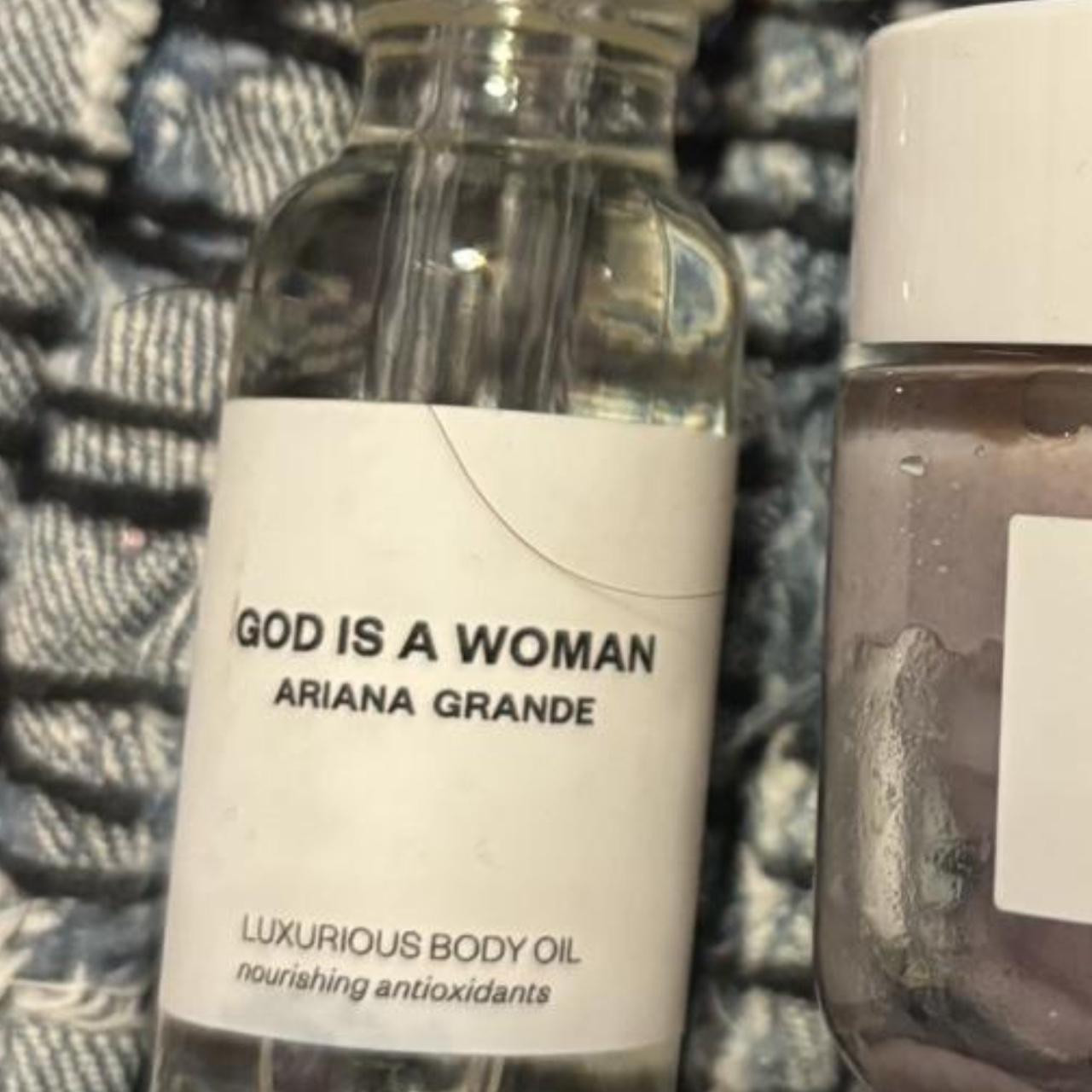 Ariana grande god is a woman body oil - Depop
