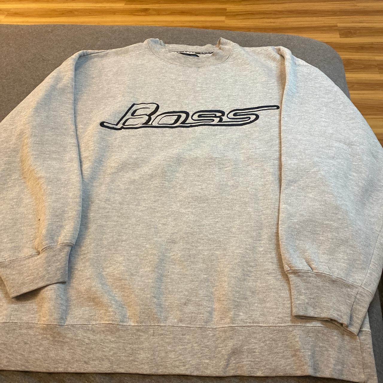 Vintage late 90s early 00s Boss Sweatshirt Sz L... - Depop