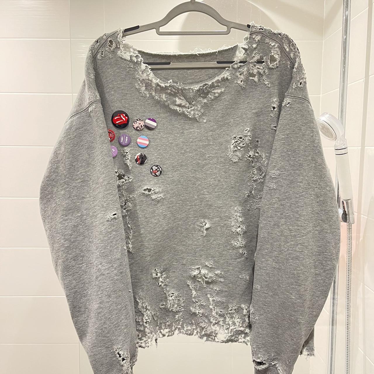 dirty sweatshirt size xl - Depop