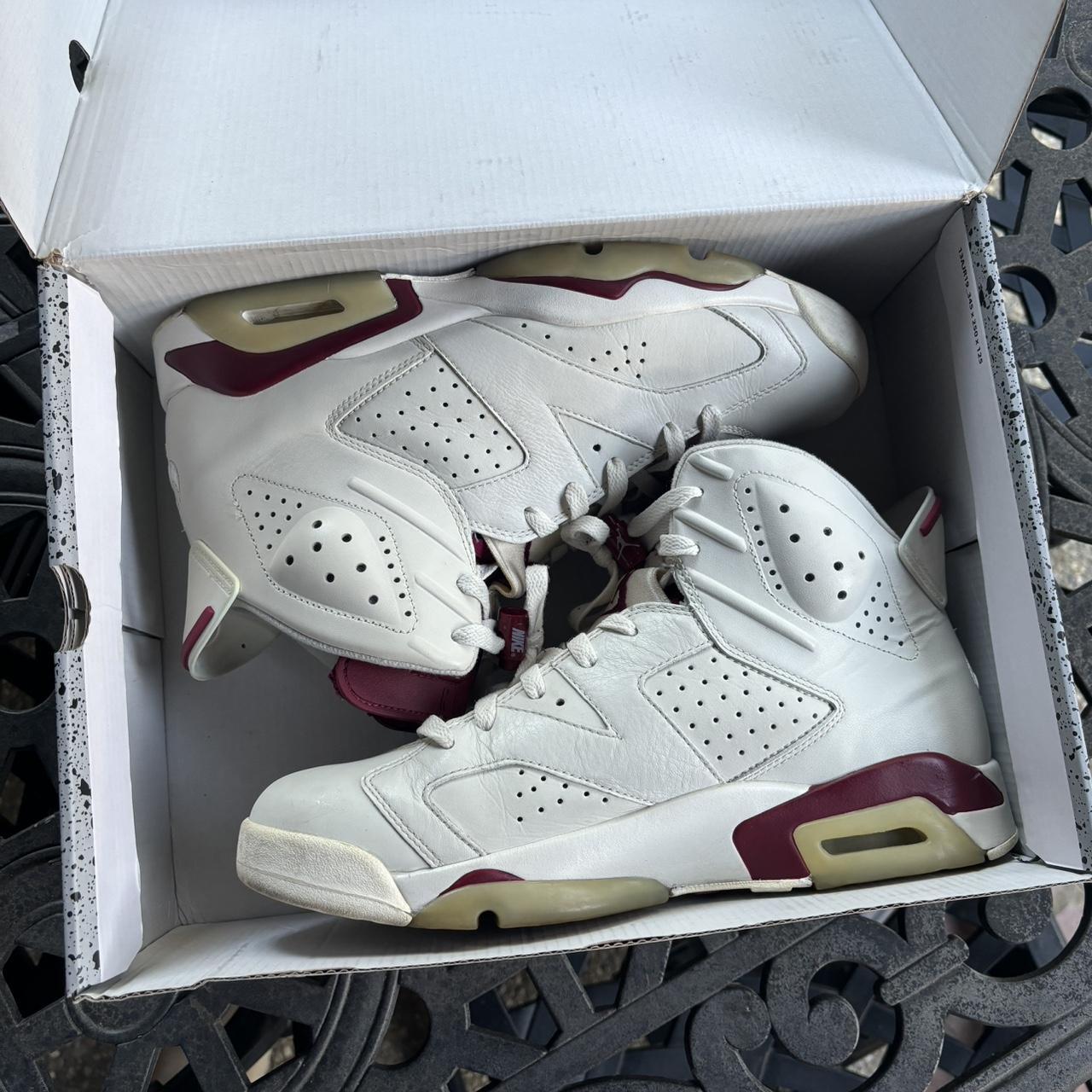 Air Jordan 6 “Maroon” Size 10.5 Men. Excellent... - Depop