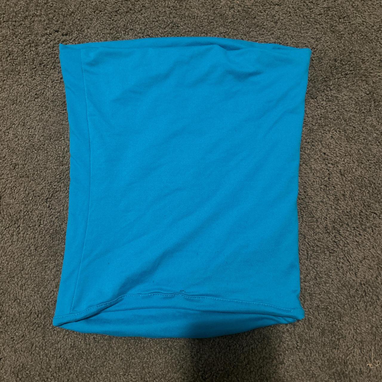 Turquoise tube top | Depop