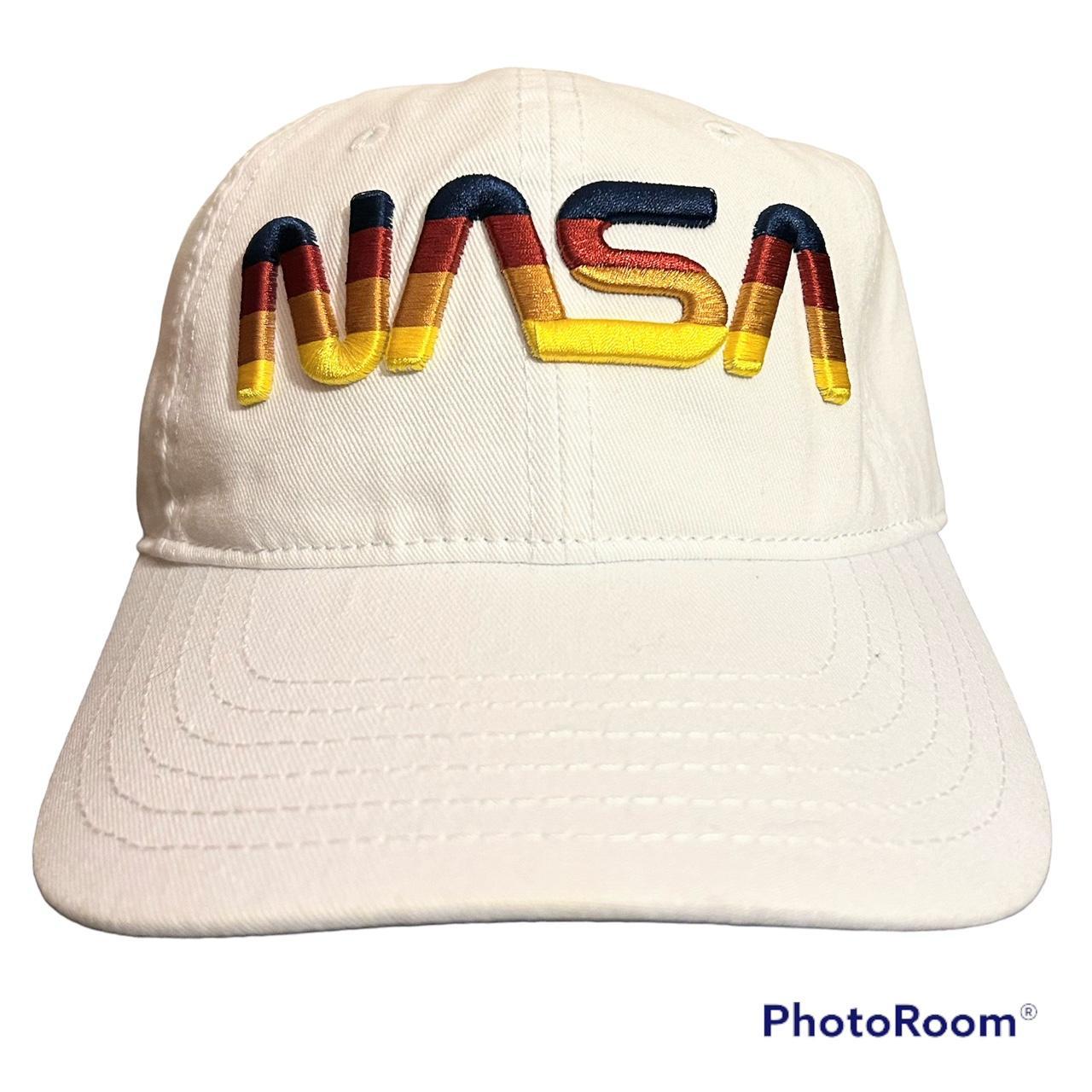 Mad Engine NASA Logo Baseball Cap Hat 3D Embroidered... - Depop