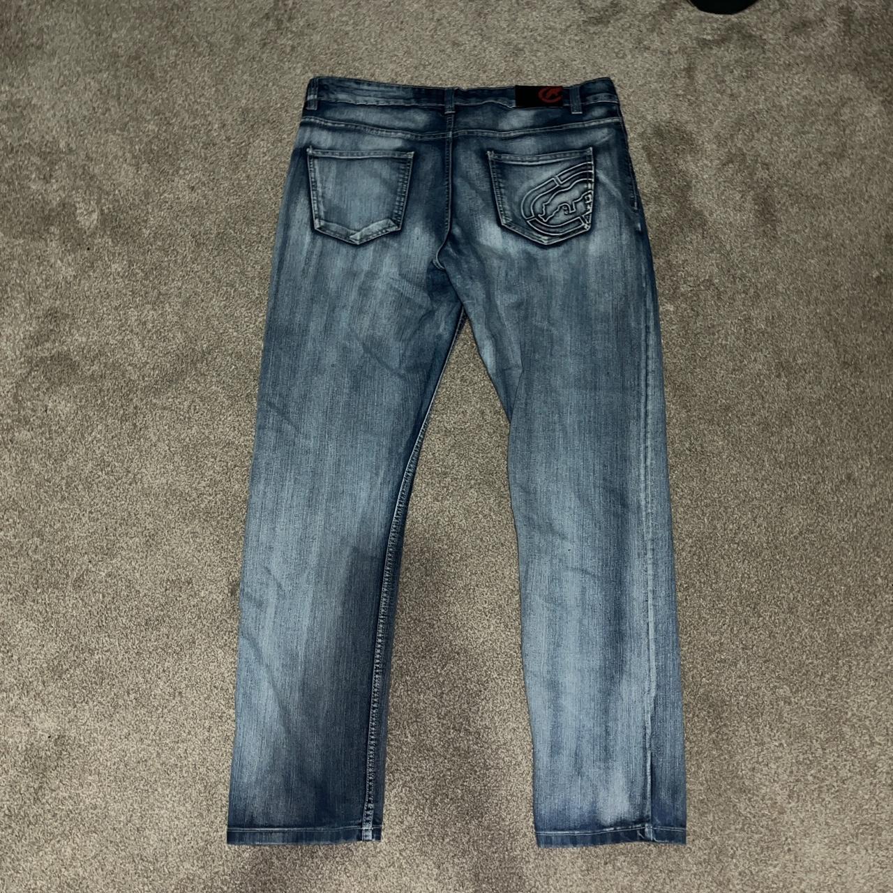 - beautiful vintage ecko untld baggy jeans with cool... - Depop
