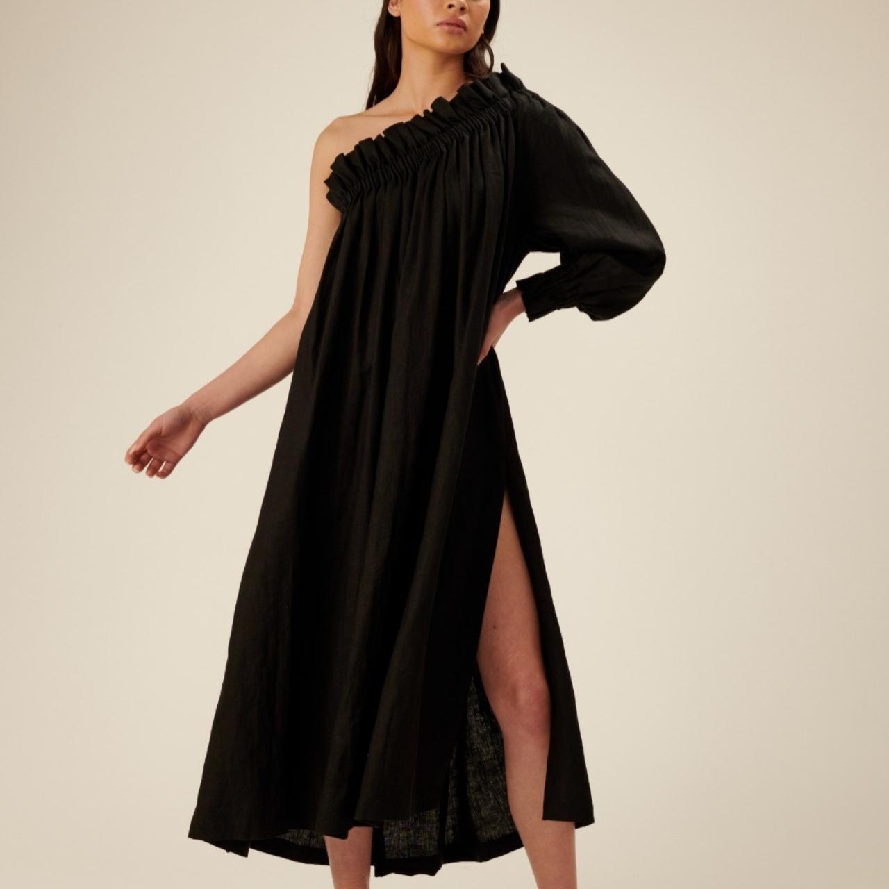 SHOP LOUEE Dora Midi Dress - one size. Never worn. - Depop