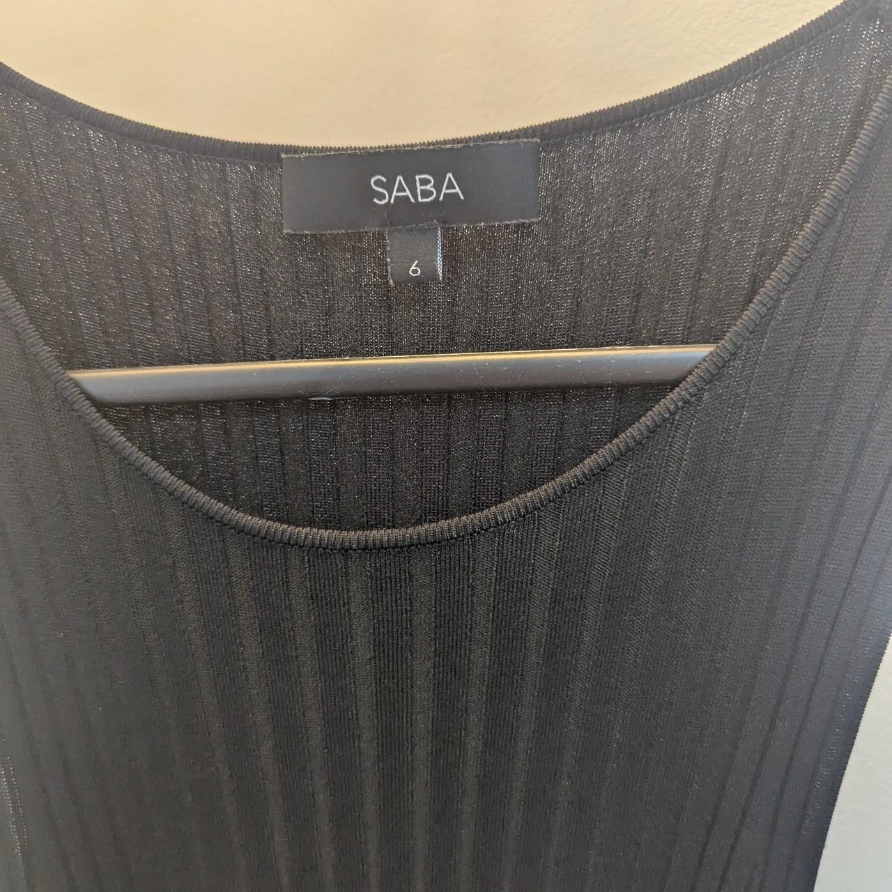 Black Saba knit wrap dress #knitdress | Depop