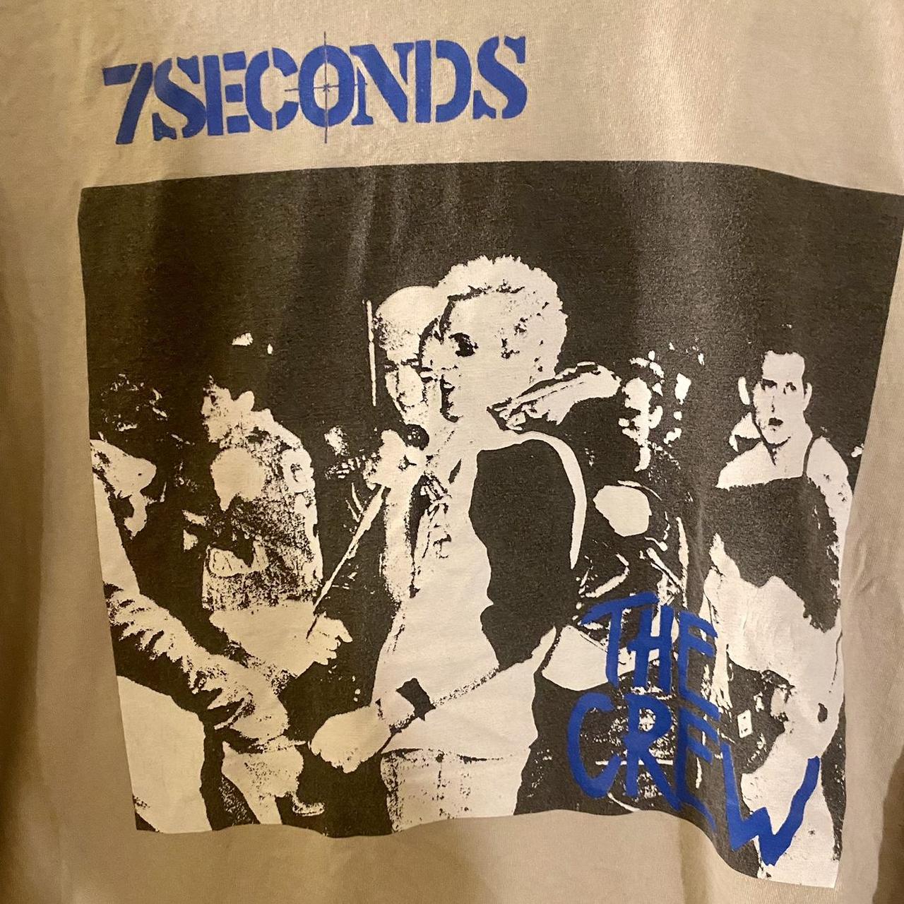 7 SECONDS - THE CREW LONG SLEEVE T-SHIRT SIZE... - Depop