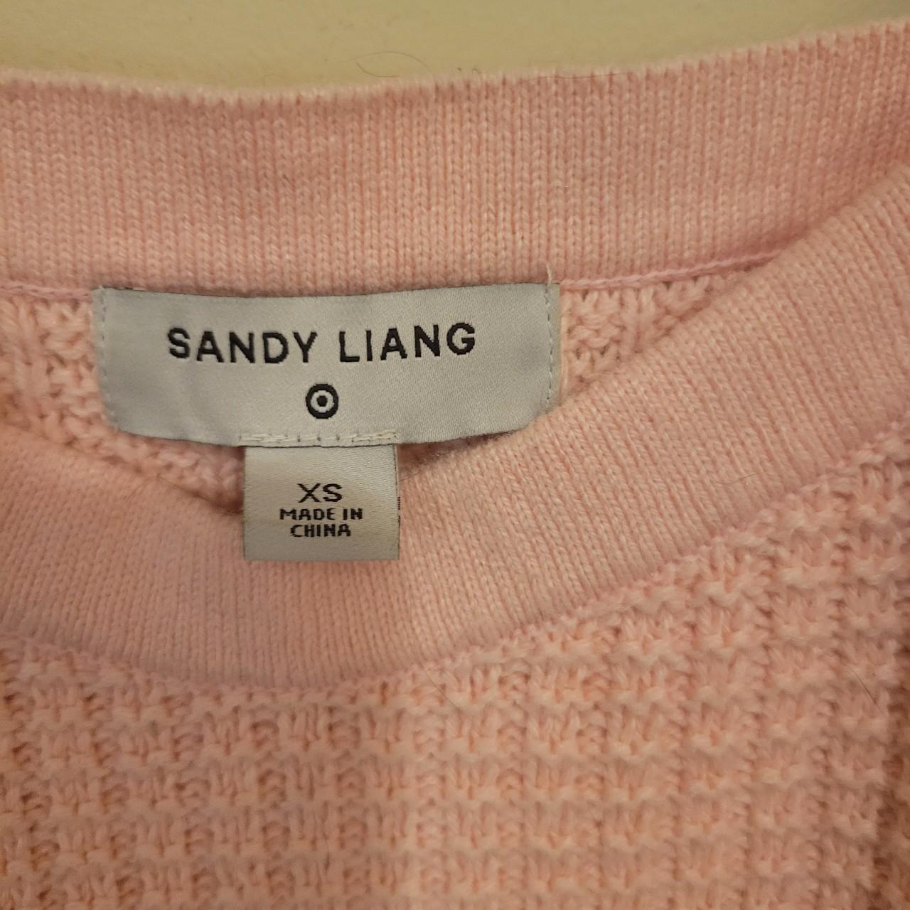 Sandy liang x target pink knit tank top Nwot never... - Depop