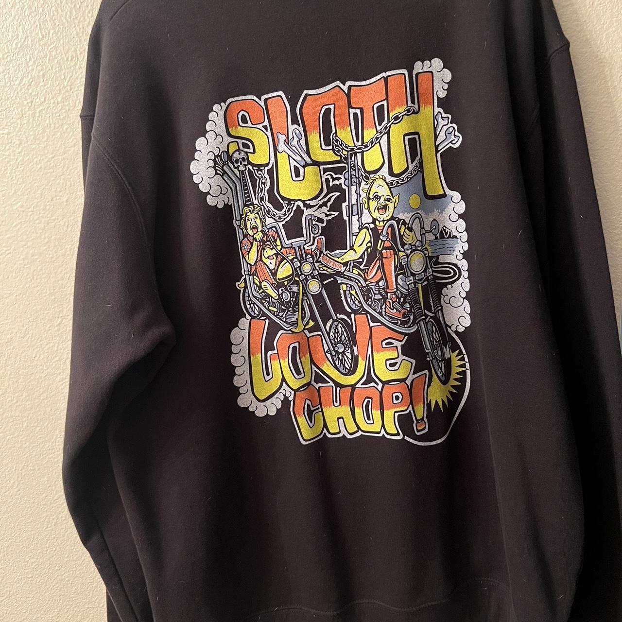 Chop merchandise sloth love chop sweater worn a few... - Depop