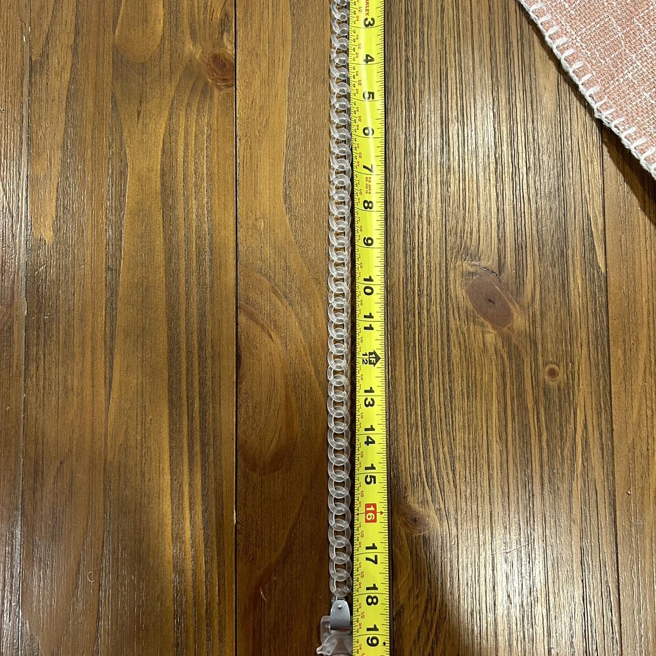 20 inch Alyx clear chain Brand new No box Never worn - Depop