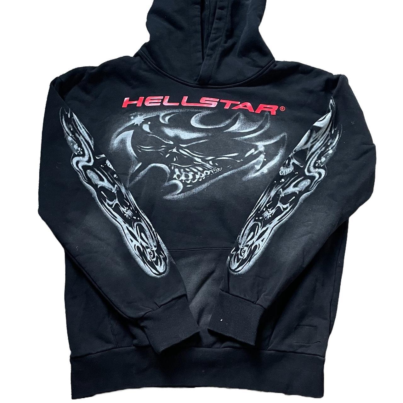 Black hellstar hoodie Brand new🏷️ With bag🛍️ - Depop