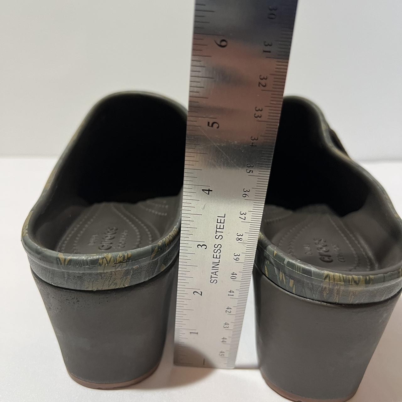 CROCS Sarah Crosslite Floral Dual Comfort Heel Clogs... - Depop