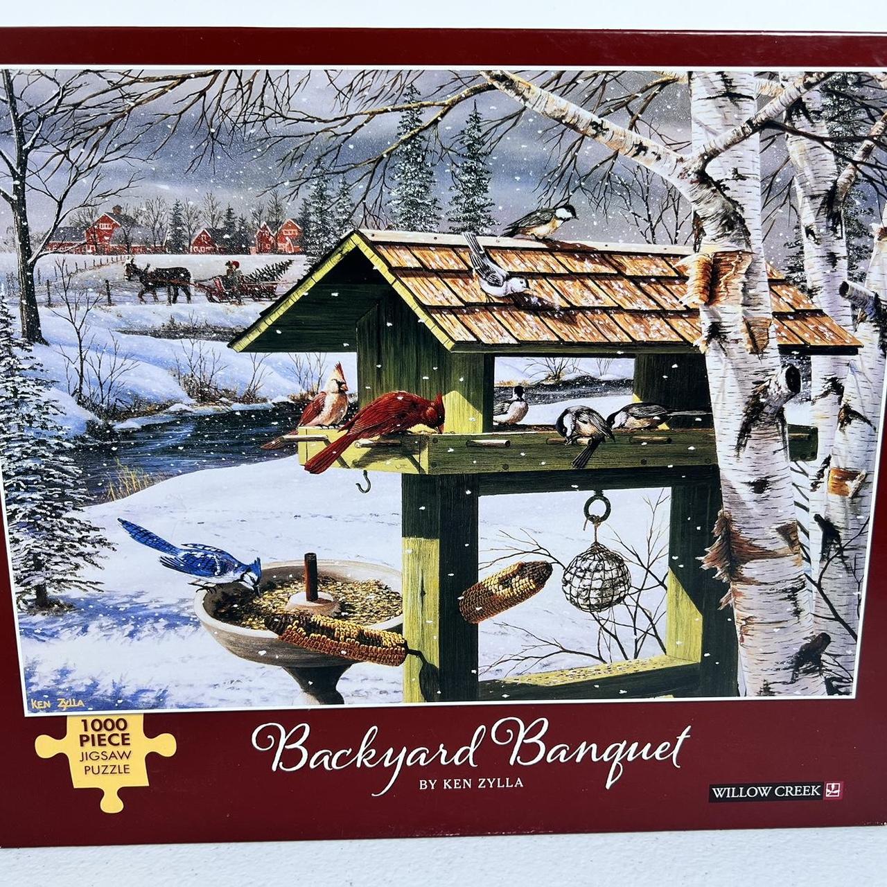 Backyard Banquet 1000 Piece Jigsaw Puzzle Ken Zylla... - Depop