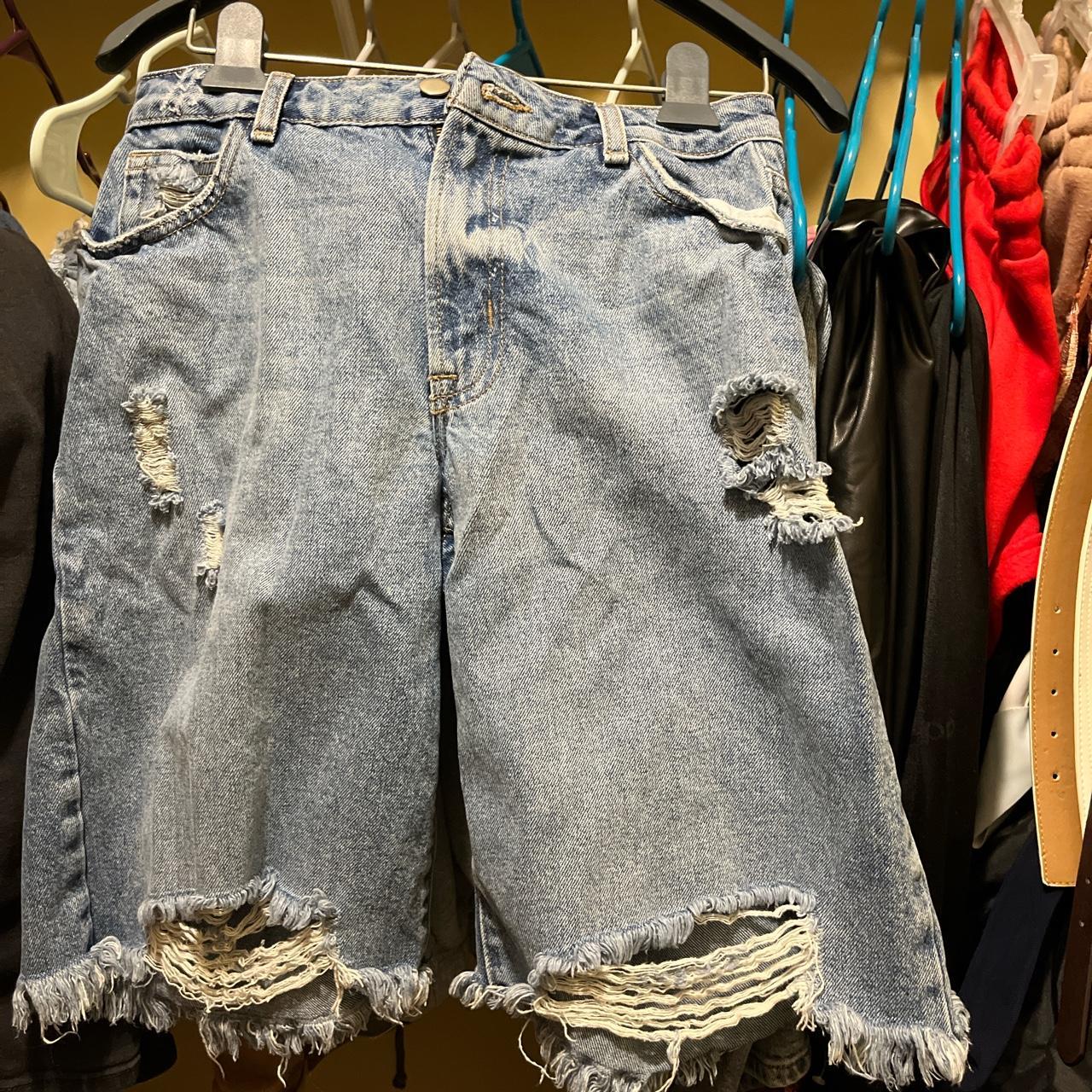 Distressed jorts - Depop