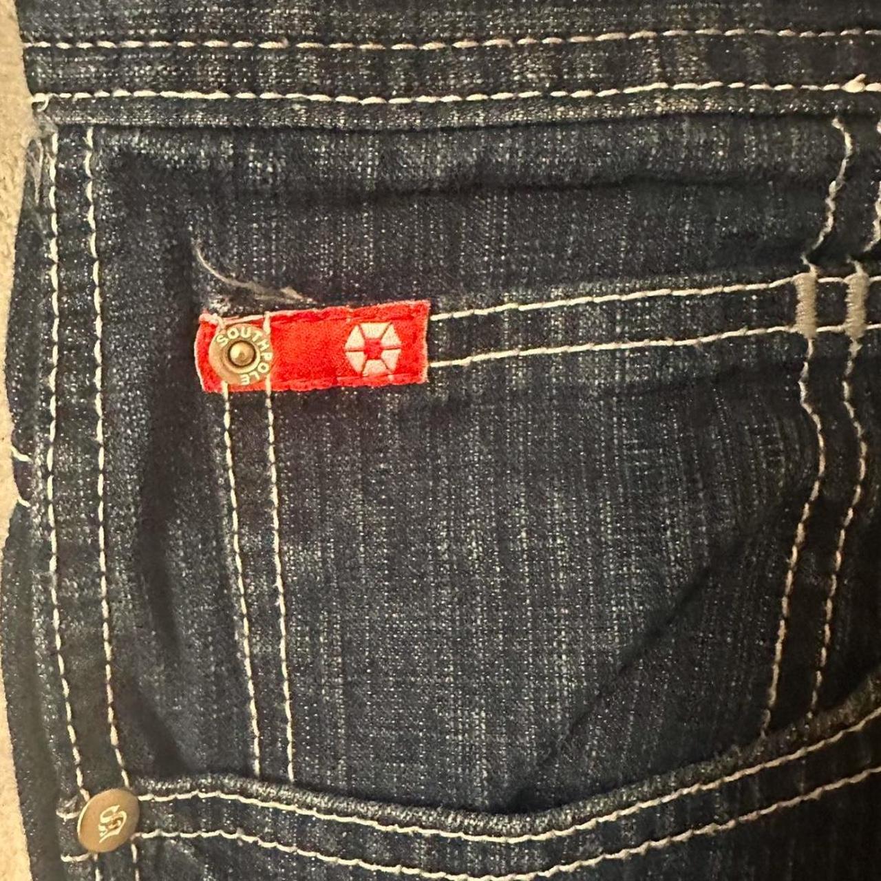 Southpole red tabs, would literally be like brand... | Depop