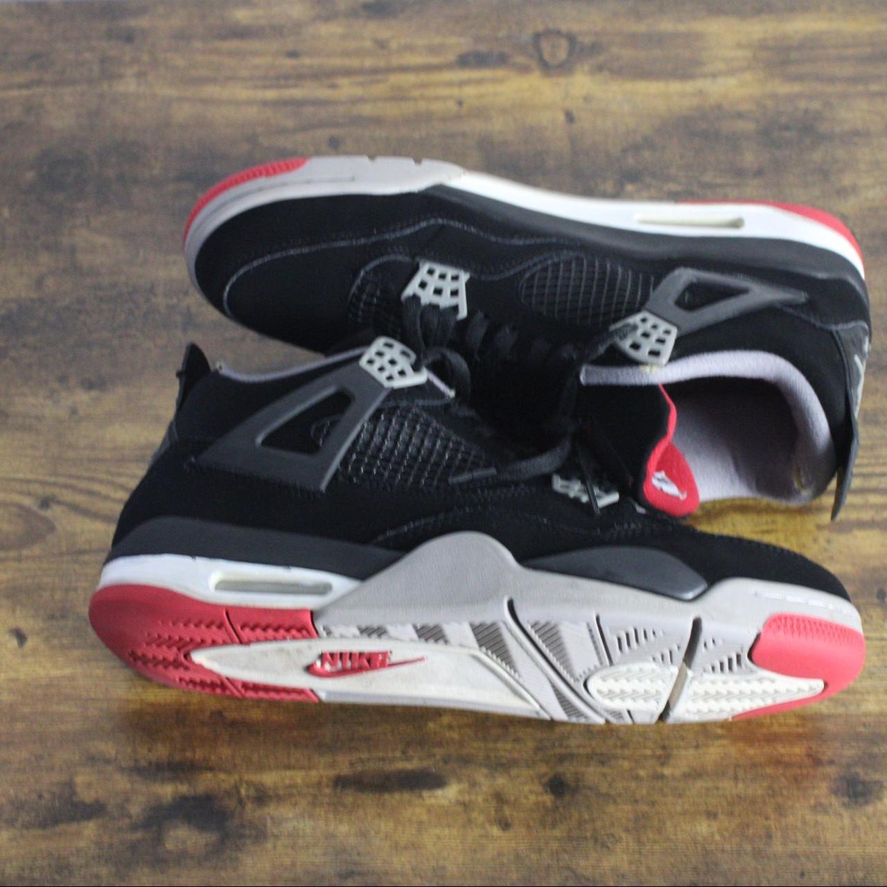 Jordan Men's Black and Red Trainers | Depop