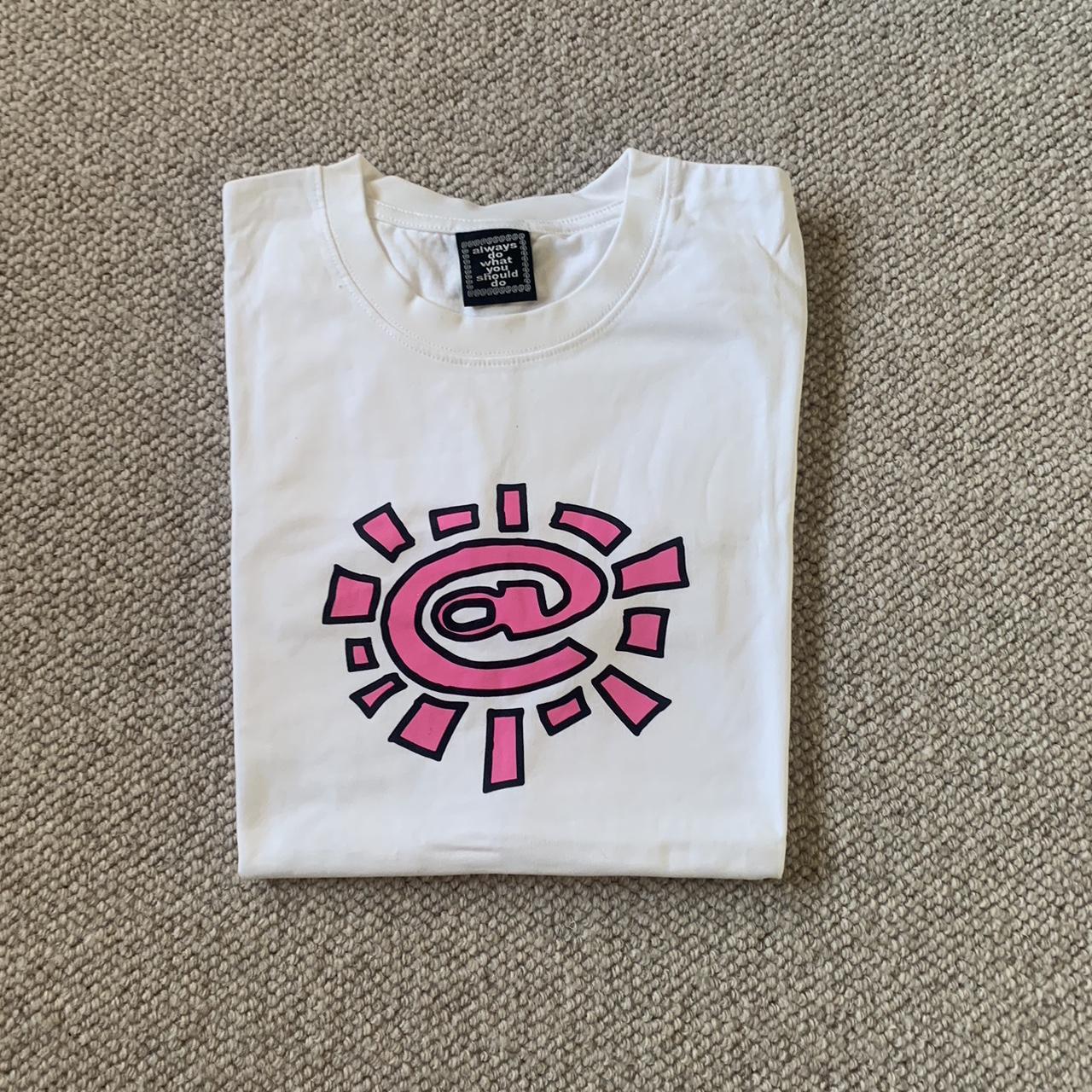ADWYSD Tee Pink Medium and Large Sizes - Depop