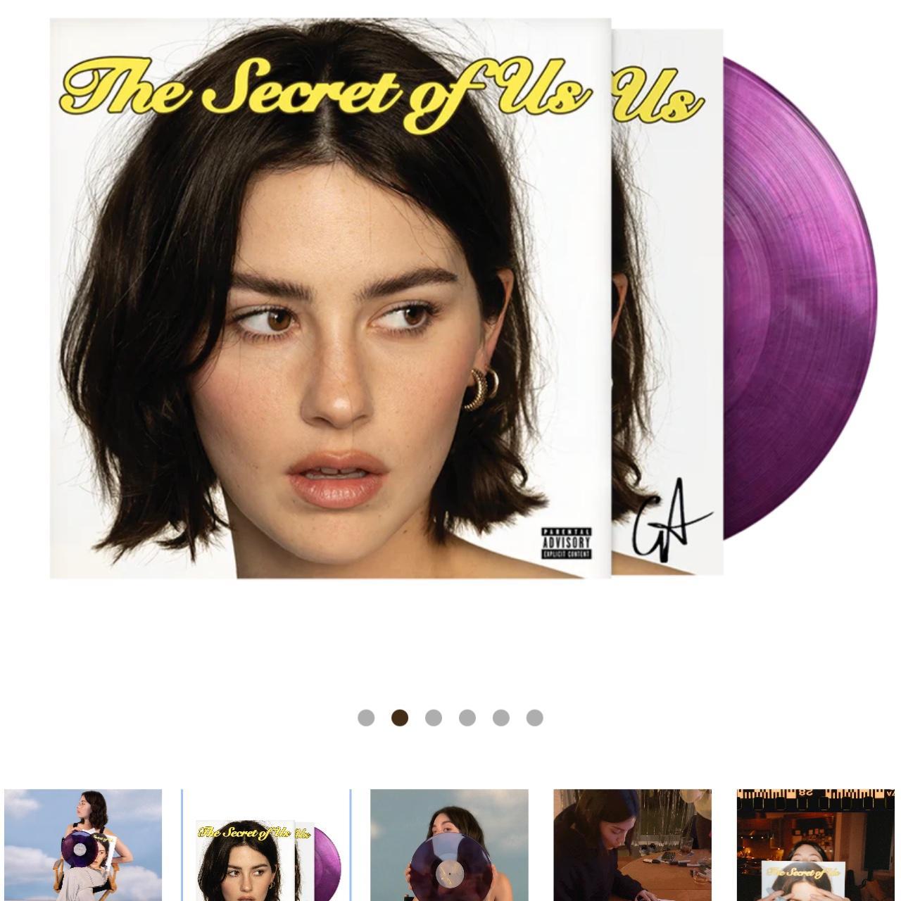 Gracie Abrams SIGNED The Secret of Us signed vinyl... - Depop